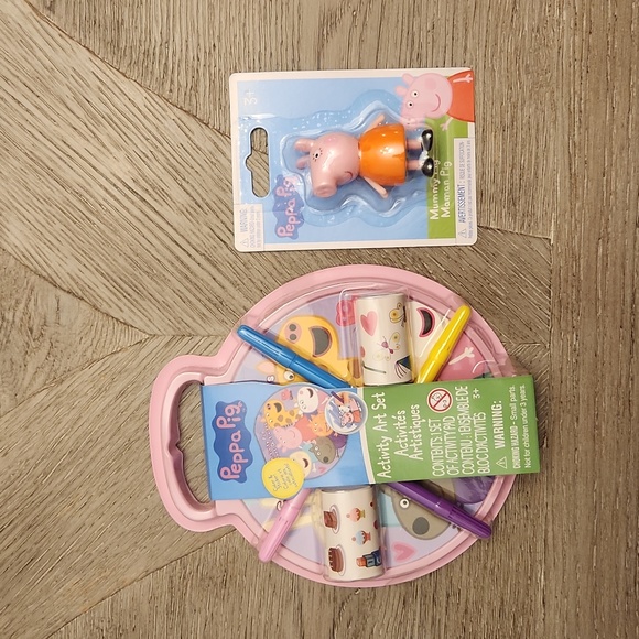 Peppa Pig | Toys | Nwt Peppa Pig Gift Set Activity Art Set Mummy Pig Figure | Poshmark